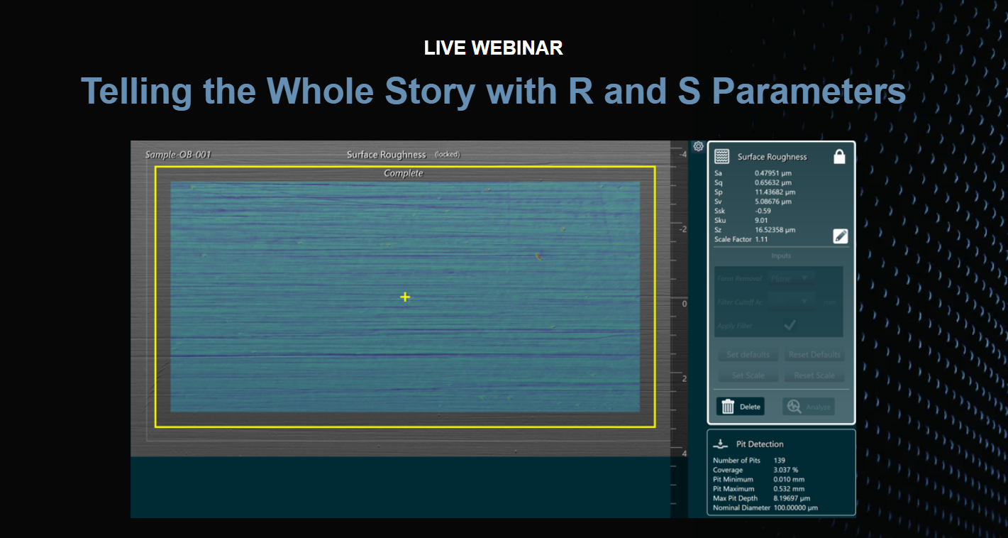 Webinar - Telling the Whole Story with R and S Parameters